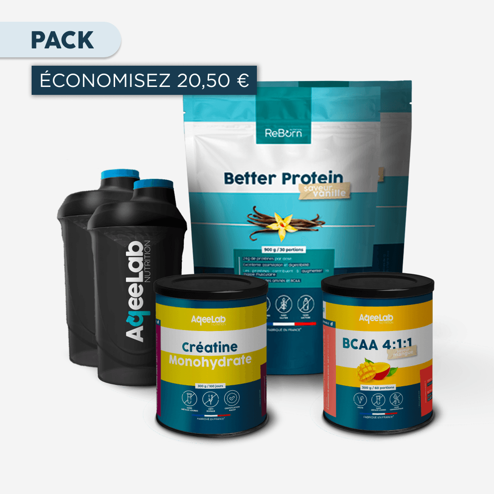 Pack Starter Musculation de Aqeelab - Fitness Life